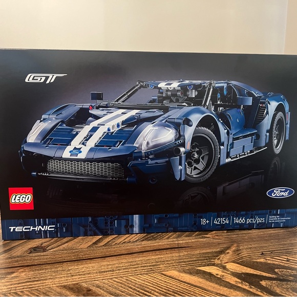 Lego | Toys | Lego Technic Blue And White Sports Car Set | Poshmark